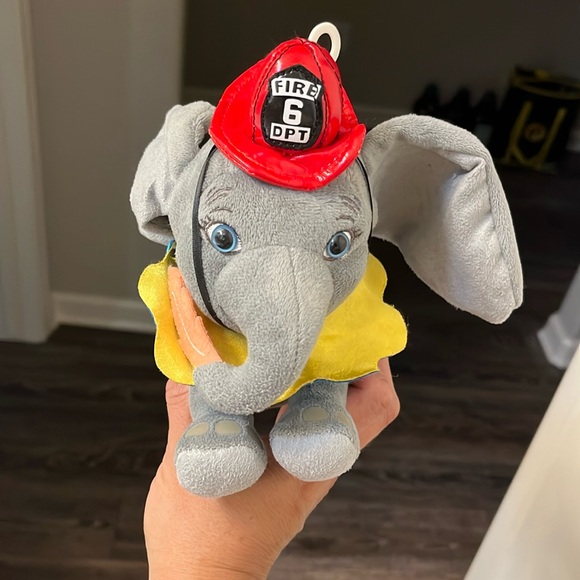 Disney | Toys | Disneys Dumbo Live Action 7 Plush With Fireman Outfit ...